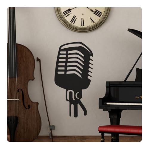 My Vinyl Story - Sing Like No One's Listening Microphone Silhouette